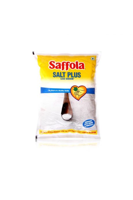 SAFFOLA SALT+ LESS SODIUM 1KG